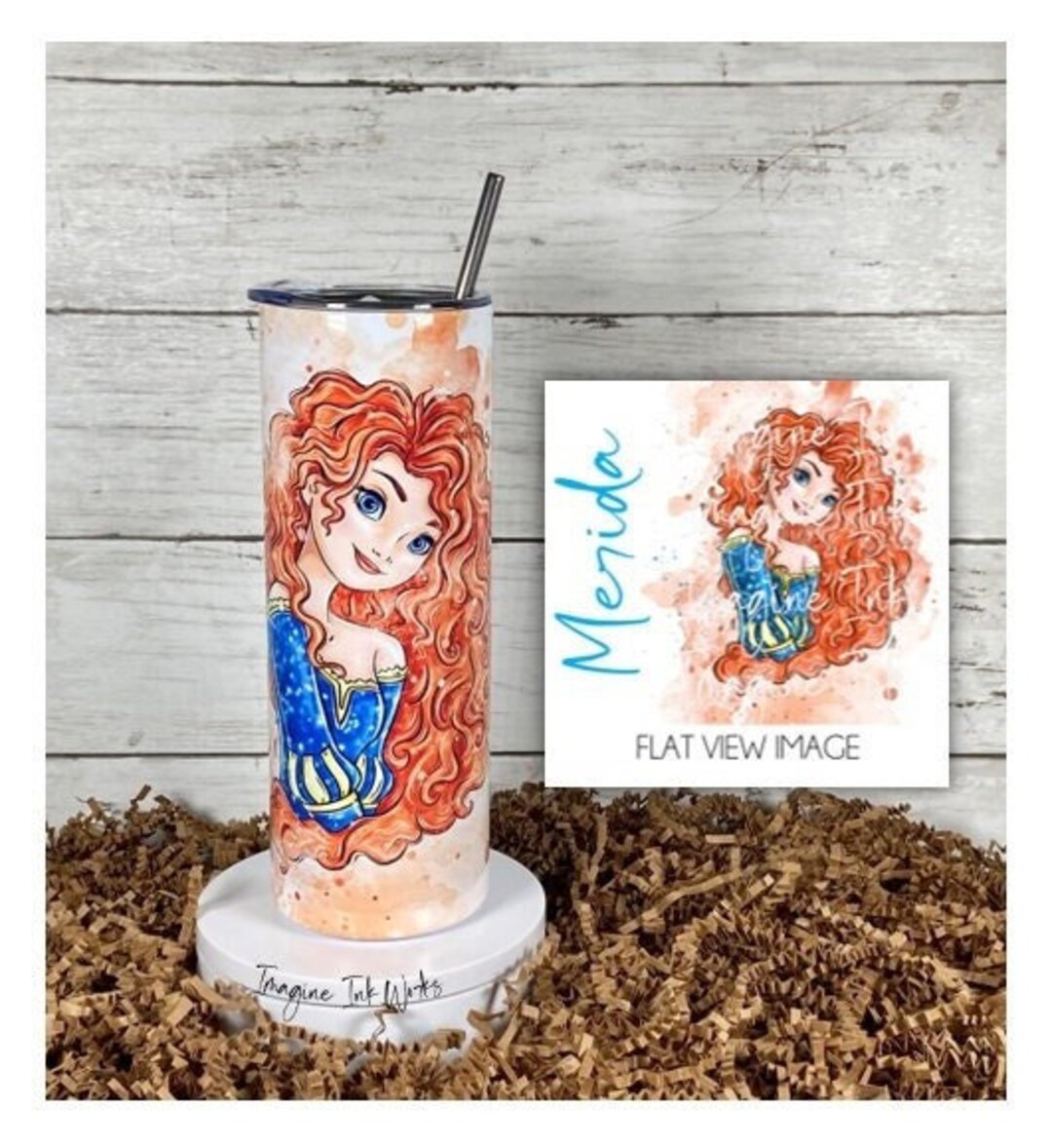 Tumbler Merida 20oz Skinny Tumbler - Disney Character Princess ...
