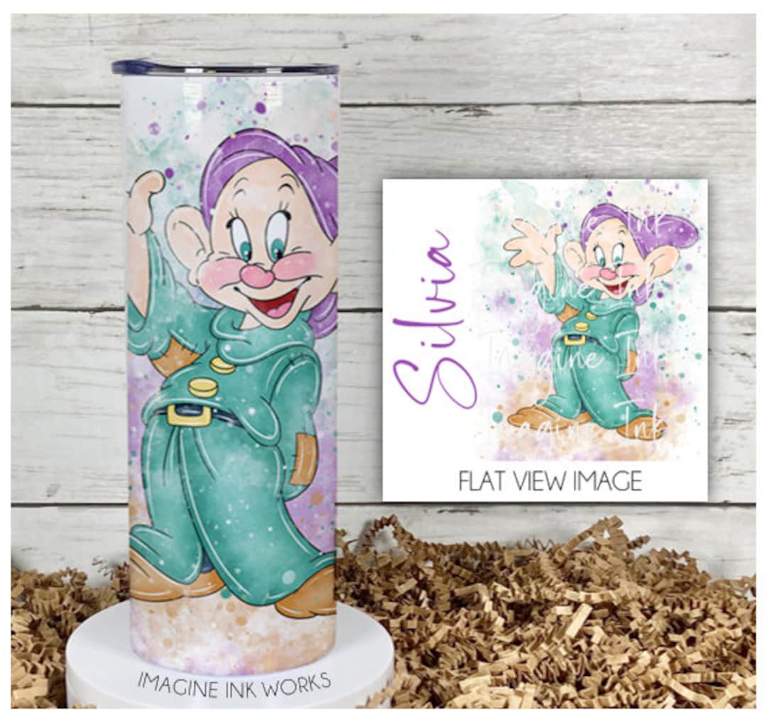 Tumbler Dopey Seven Dwarf 20oz Skinny Tumbler - Disney Character ...