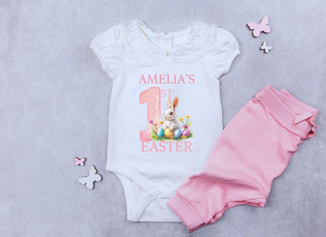 Baby's First Easter, My 1st Easter Bunny PNG, Easter Bunny, 1st Easter ...