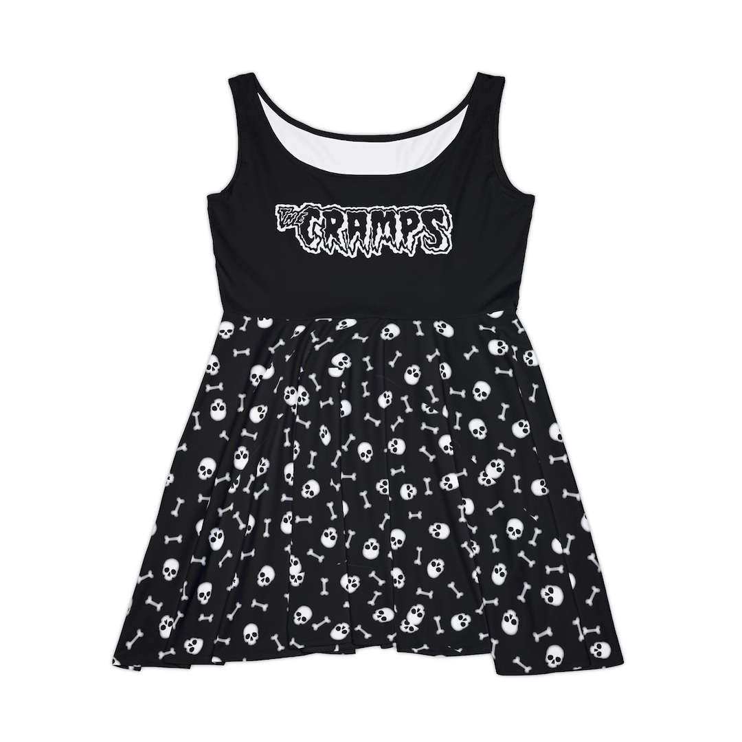 The Cramps Skater Dress – Punk Rockabilly Horror Dress, 80s Goth ...