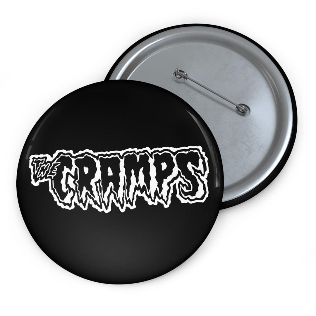 The Cramps, Psychobilly, Punk Custom Pin Buttons, Band, Unique Pinback ...