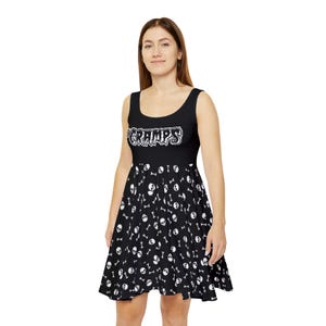 The Cramps Skater Dress – Punk Rockabilly Horror Dress, 80s Goth ...
