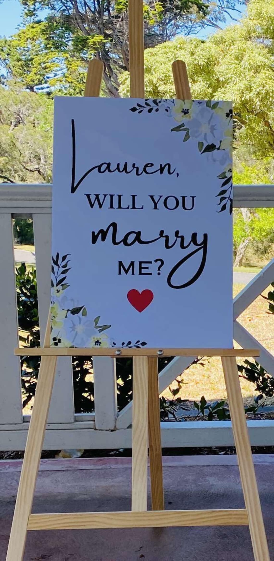 Will You Marry Me Sign Template, Proposal Sign, Proposal Photo Props ...