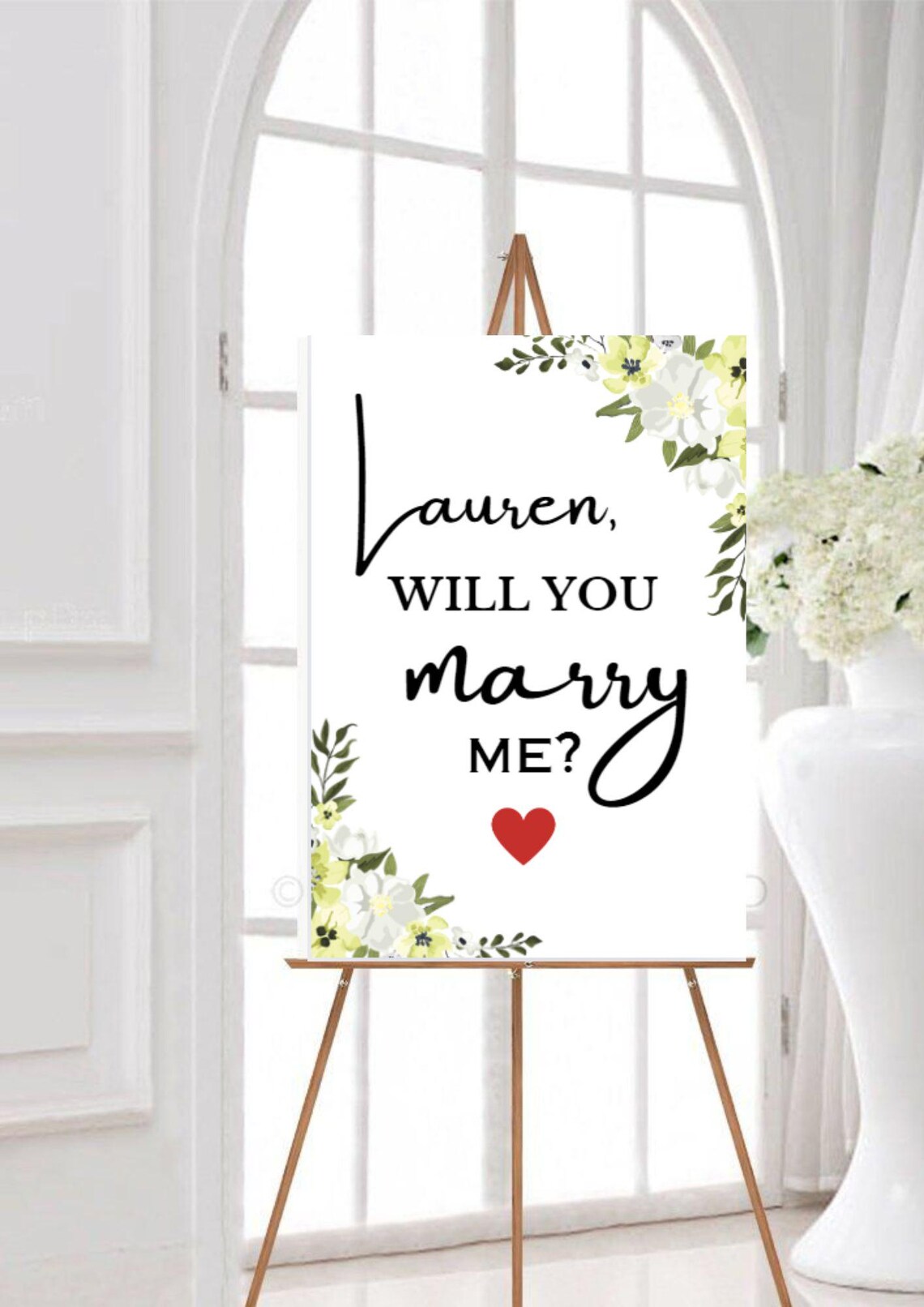 Will You Marry Me Sign Template, Proposal Sign, Proposal Photo Props ...