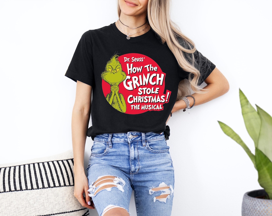 Grinch the Musical T-shirt, Dr. Seuss Christmas Tee, Holiday Musical ...