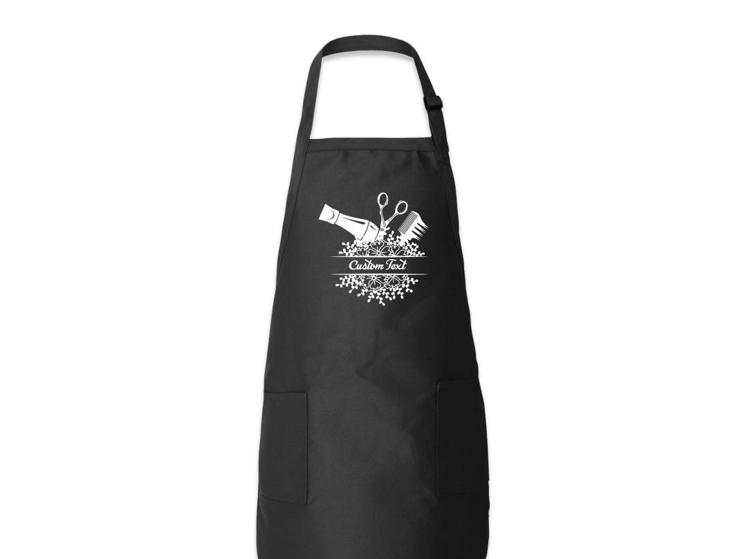 Custom Hair Stylist Apron, Personalized Barber Gift, Salon Apron With ...