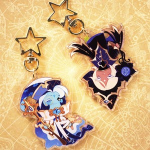 2.5" Cookie Run Kingdom Shadow Milk & Pure Vanilla Gacha Animation ...