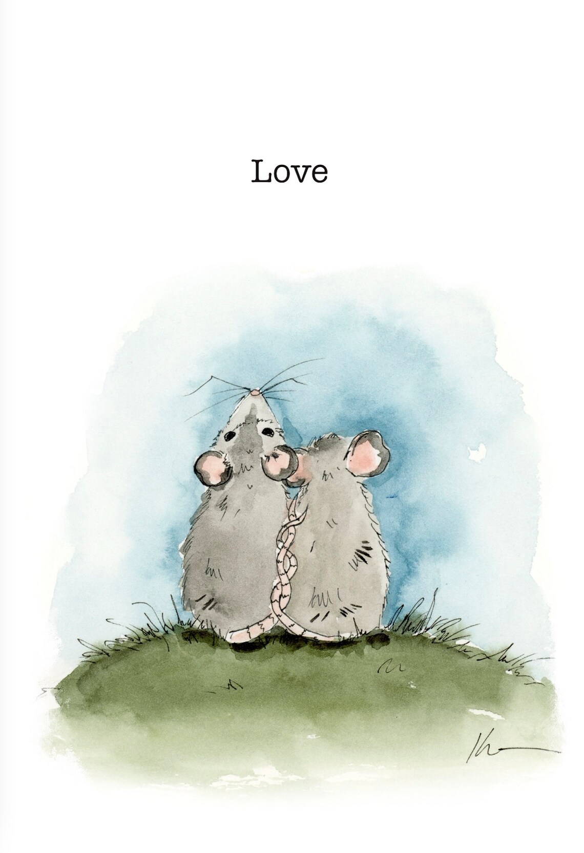 Greeting Card : LOVE Celebrate Graduation Party Opossum Possum - Etsy