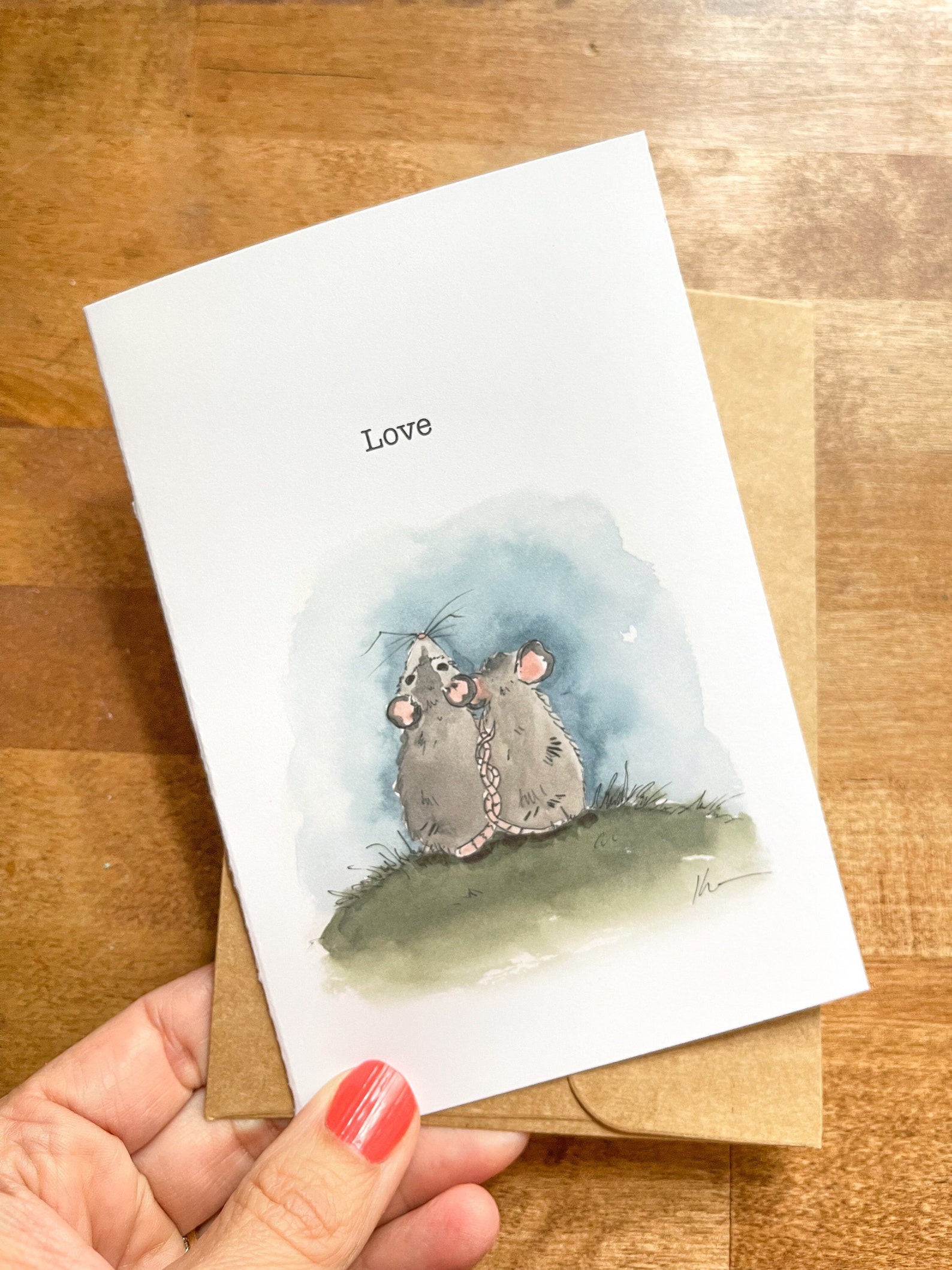 Greeting Card : LOVE Celebrate Graduation Party Opossum Possum - Etsy