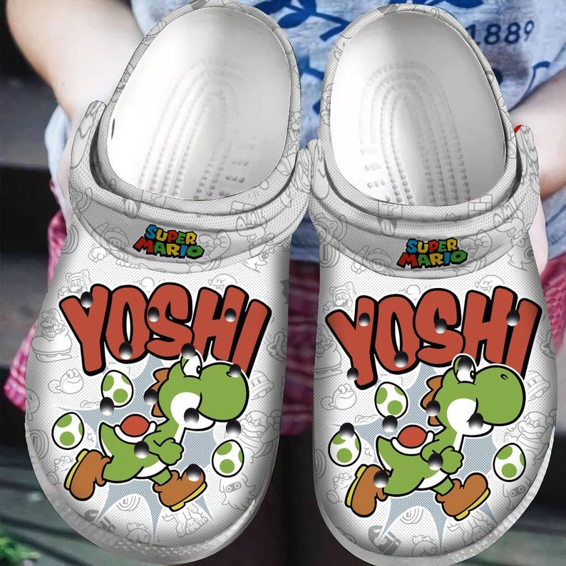 Super Mario Yoshi Slippers, Super Mario Shoes, Kid Adult Slippers ...