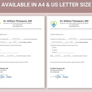 Drs Excuse Note, Editable Dr Note, Doctor Excuse Note, Dr Note Template With Signature, Urgent ...