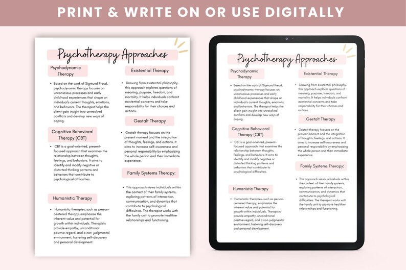 Therapist Cheat Sheets, Psychotherapy Cheat Sheets, Desktop ...