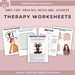 Therapy Worksheet Bundle, Psychology Resources, Inner Critic ...
