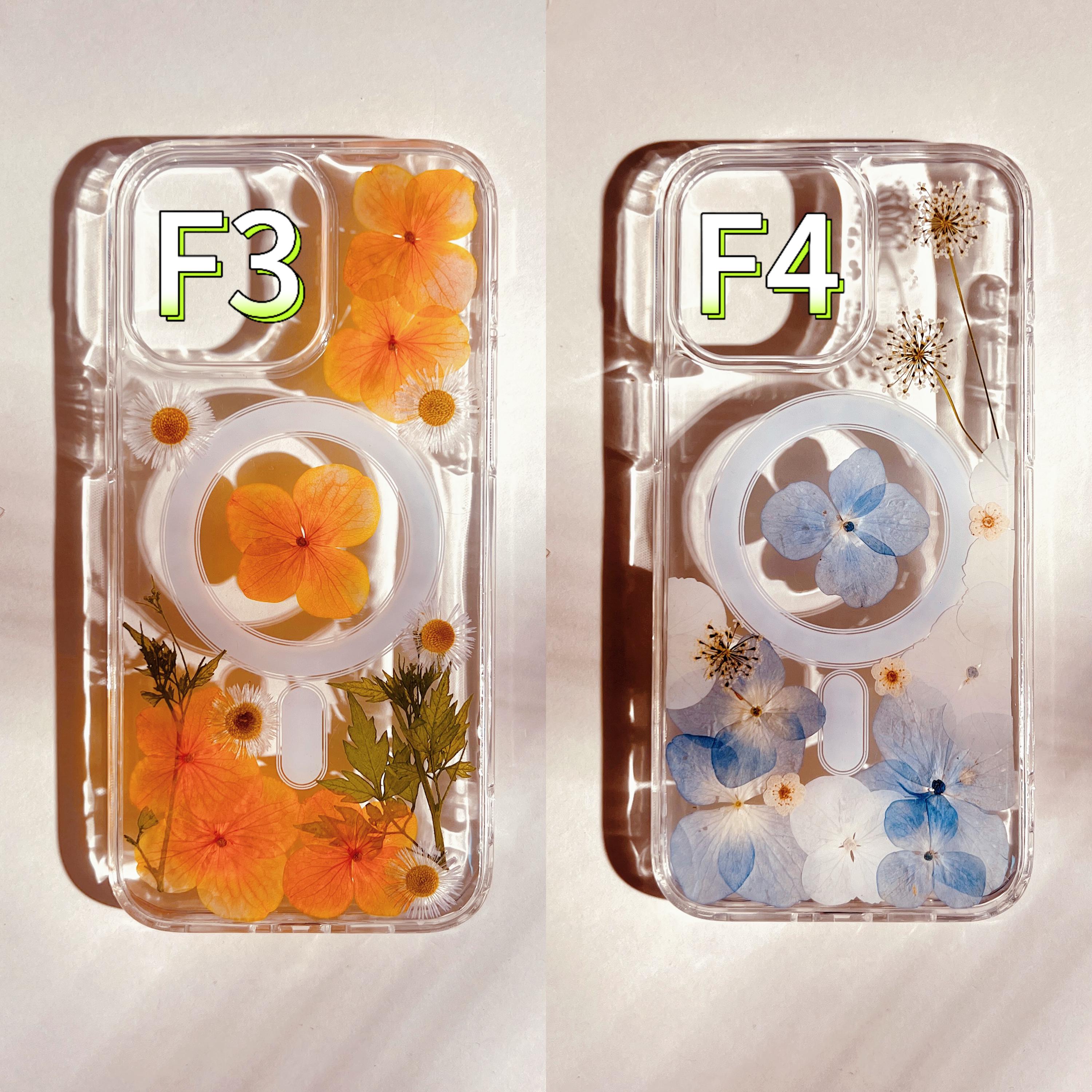 Magsafe Pressed Real Flower Phone Floral Case Clear iPhone 17 16 E 15 ...