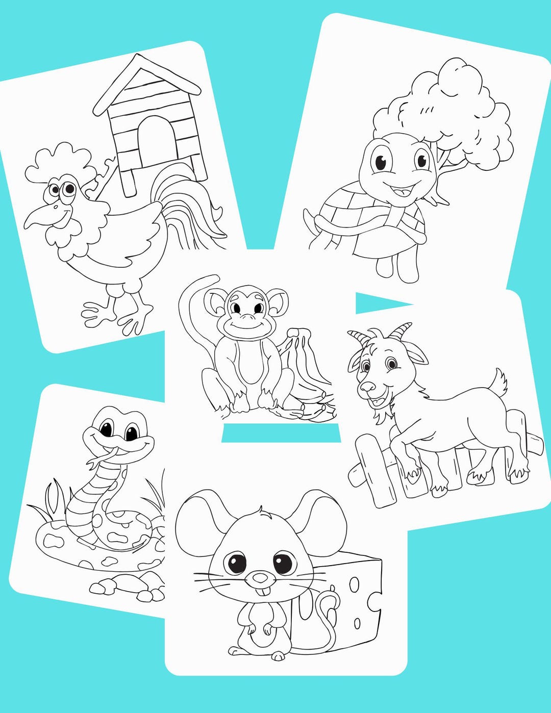 Coloring Book for Childrens - Etsy