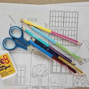 Printable 3D Paper Houses - Color, Cut & Assemble Fun Craft for Kids ...