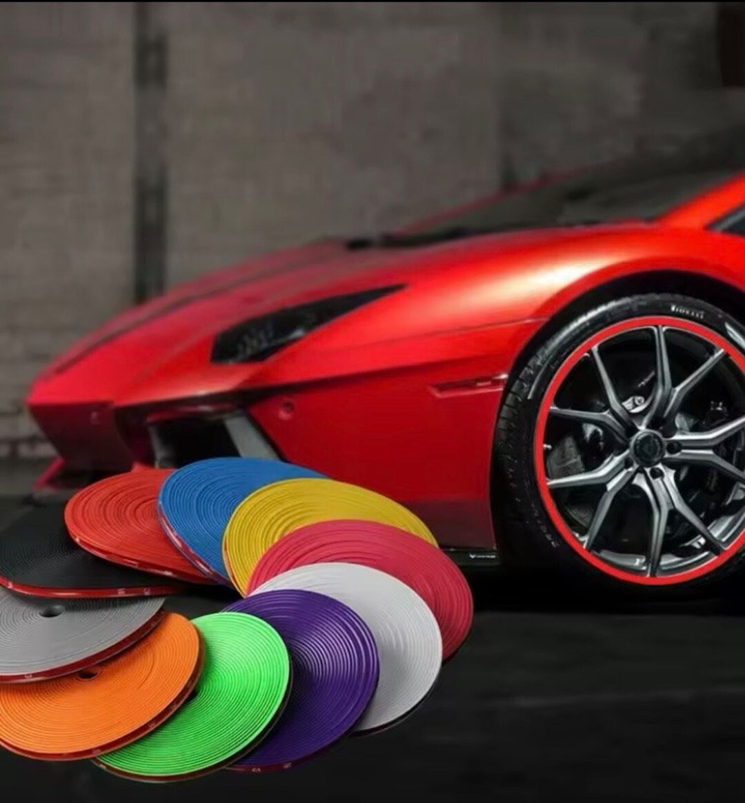 Car Wheel Rim Blades Protector Line Guard Rim Moulding Trim for FIAT ...