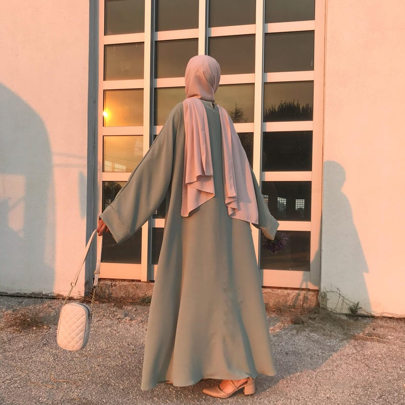 Maxy Dress With Turkish Abaya Style Dress Hijab, Islamic Dress for ...