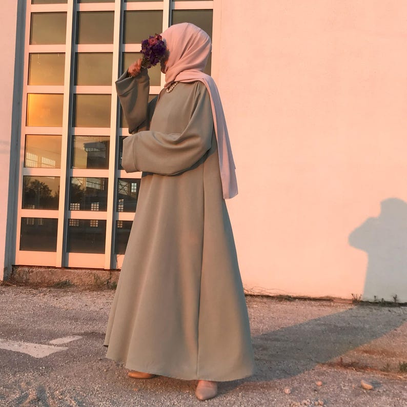 Maxy Dress With Turkish Abaya Style Dress Hijab, Islamic Dress for ...