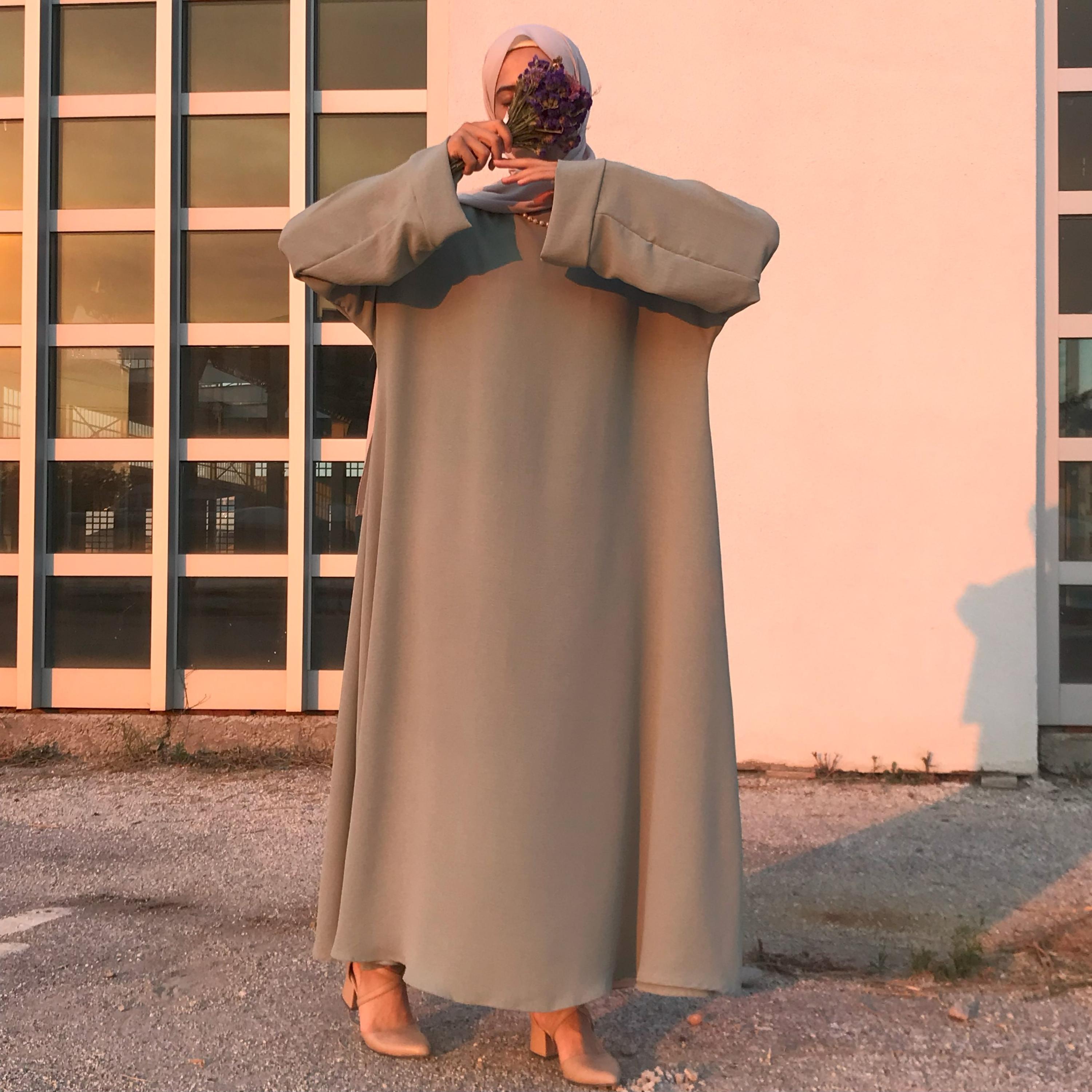 Maxy Dress With Turkish Abaya Style Dress Hijab, Islamic Dress for ...