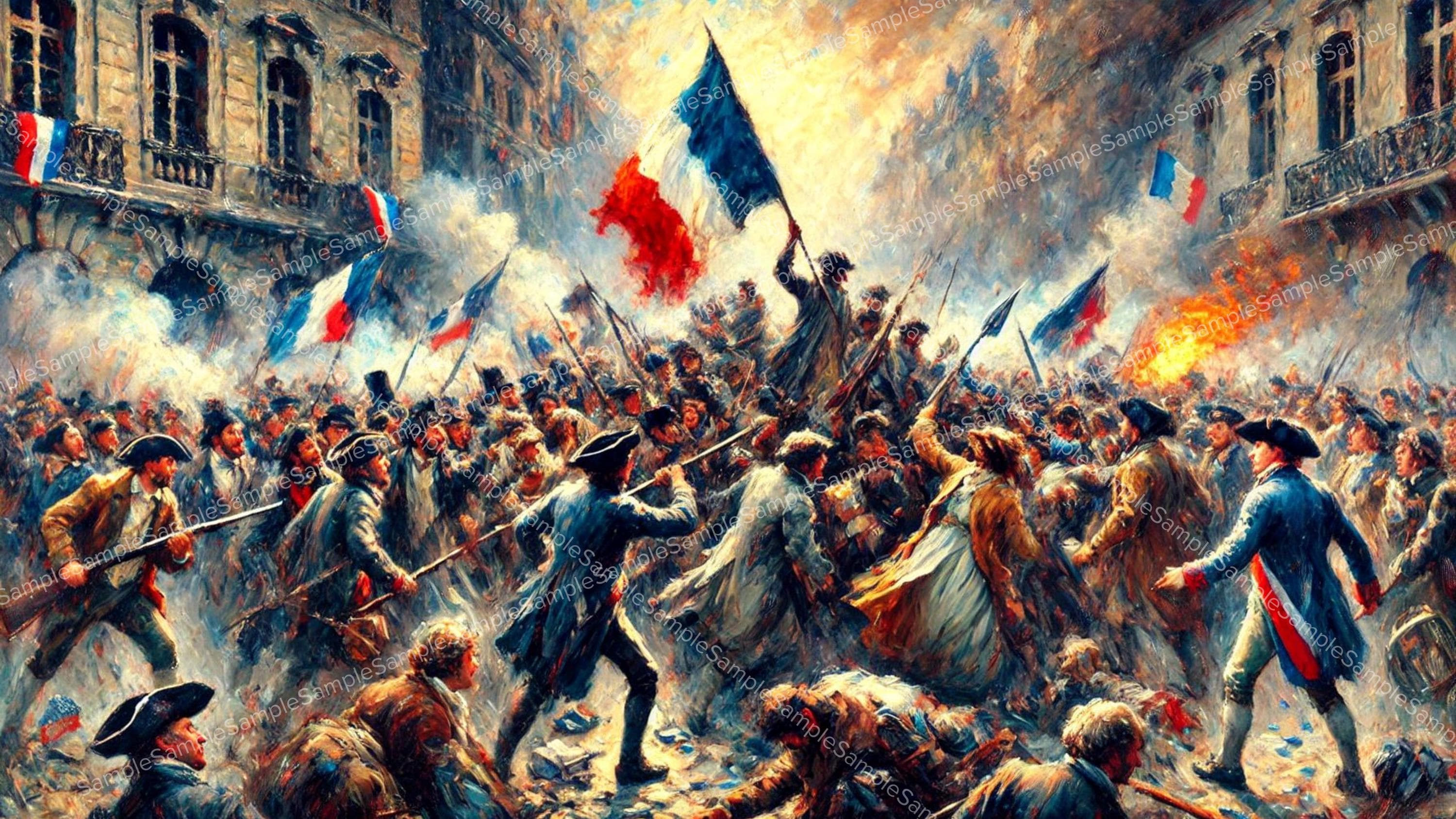 Printable Impressionist French Revolution Art Historical Revolution ...