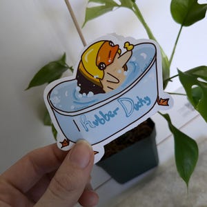 Rubber Ducky Isopod Sticker - Etsy