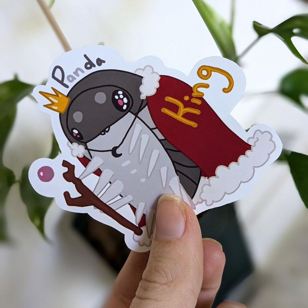 Panda King Isopod Sticker - Etsy