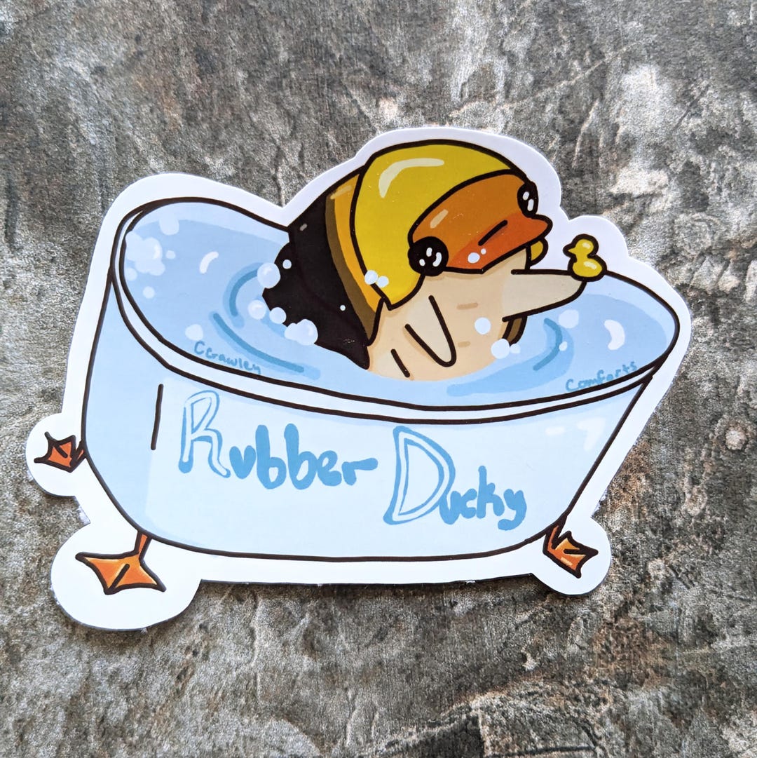Rubber Ducky Isopod Sticker - Etsy