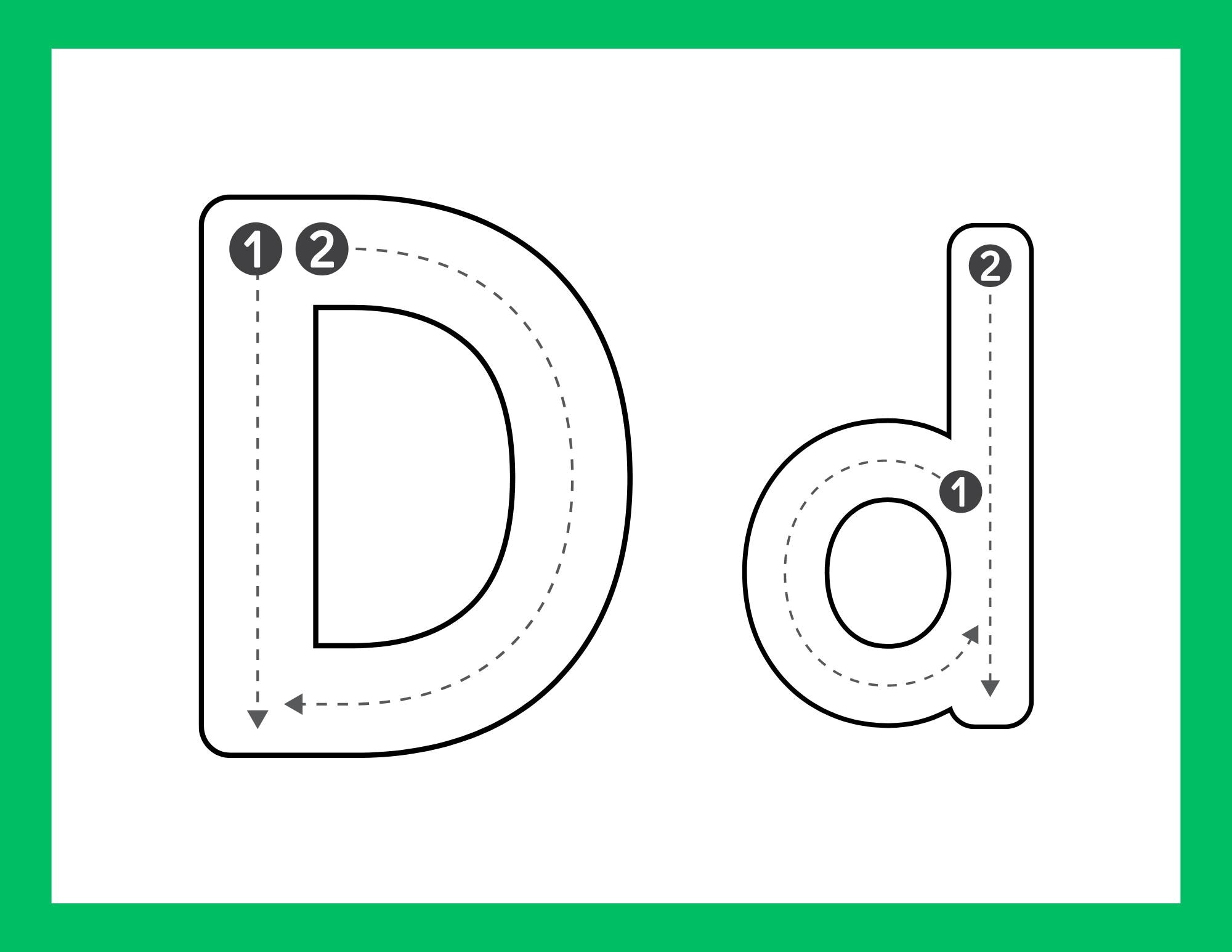Alphabet Tracing Mats – Letter Tracing Cards for Preschool & Toddlers ...