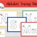 Alphabet Tracing Mats – Letter Tracing Cards for Preschool & Toddlers ...