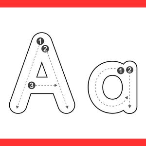 Alphabet Tracing Mats – Letter Tracing Cards for Preschool & Toddlers ...