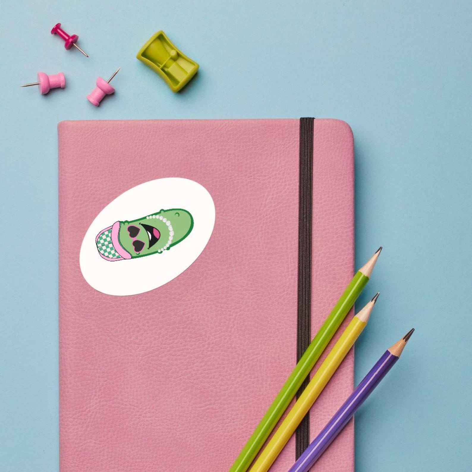 Pickle Queen, Cucumber Character Png File, Instant Download, Funny Dill ...