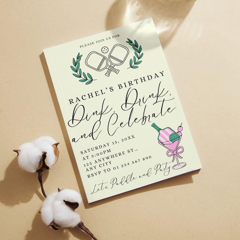 Pickle Birthday Party Invitation Template - Customizable & Editable Fun ...