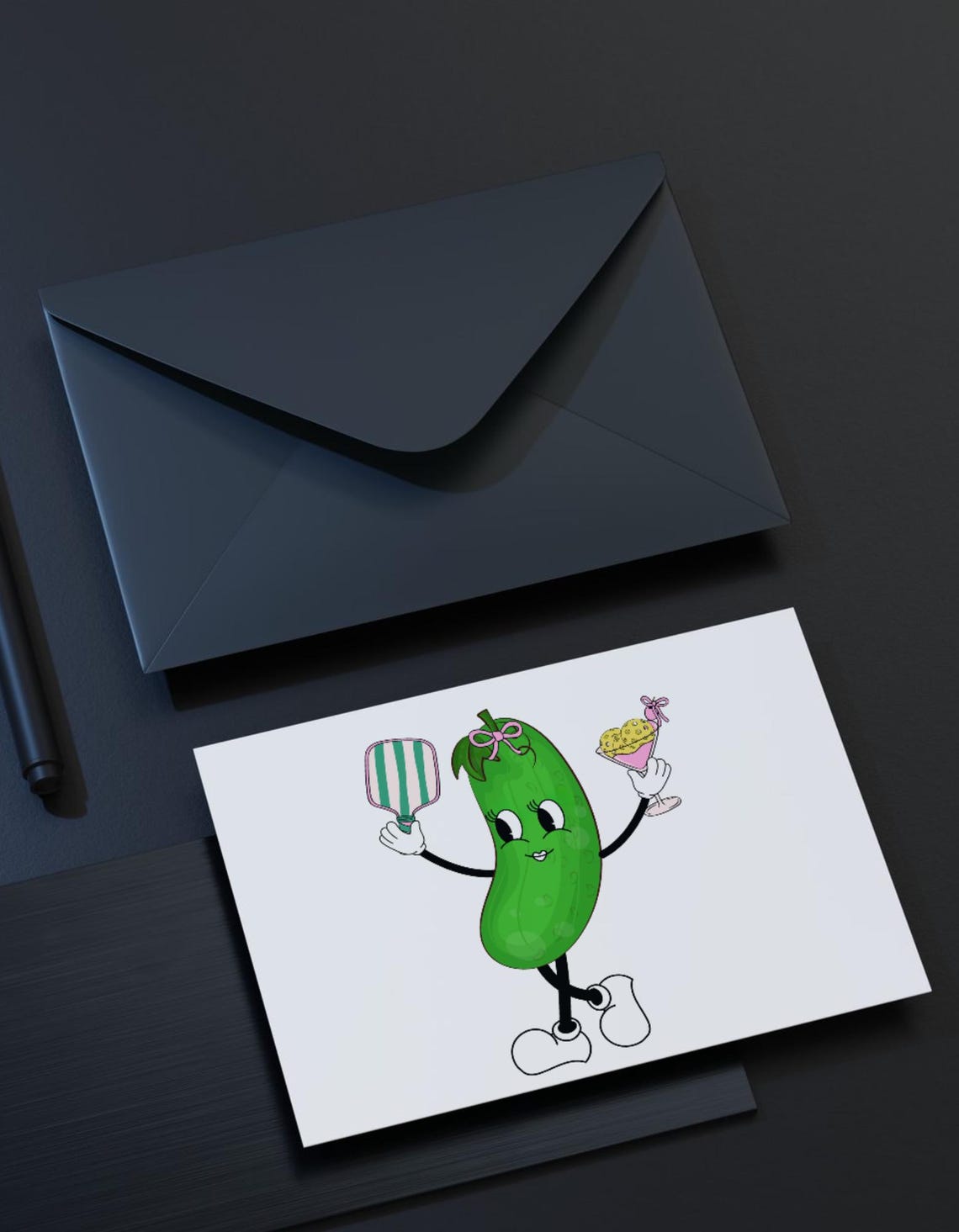 Pickleball Pickle Queen, Cucumber Character Png File, Instant Download ...