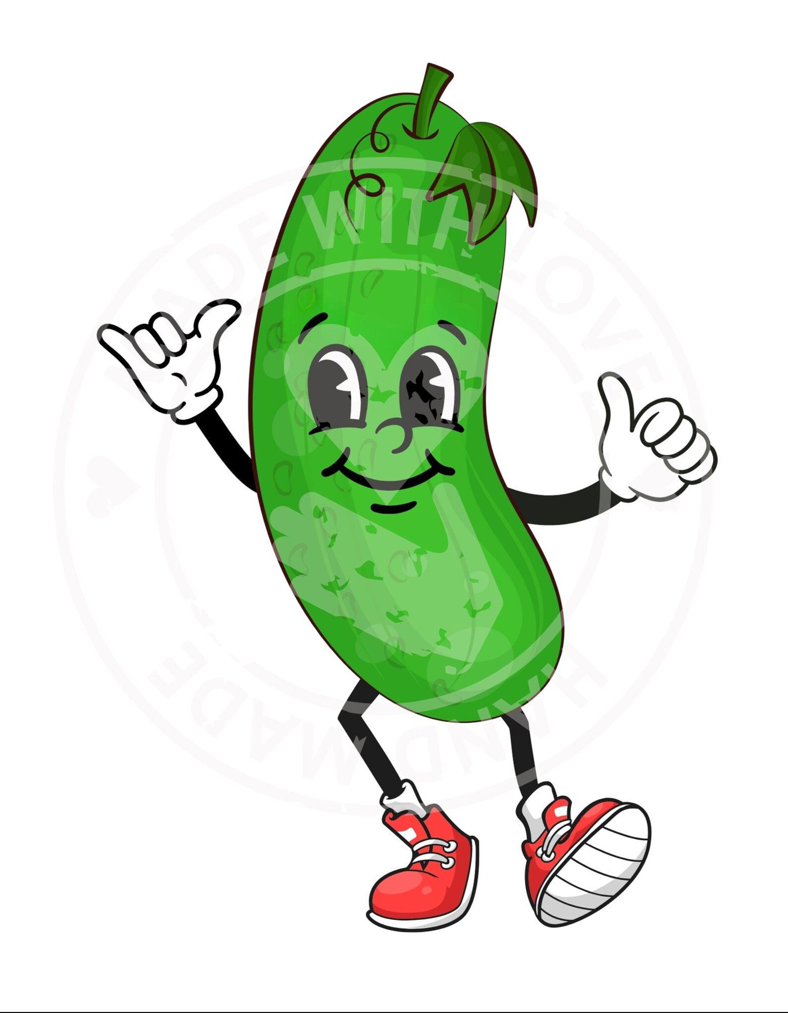 Pickle PNG : Graphic Pickles Guy T-shirt Design (digital Download) - Etsy