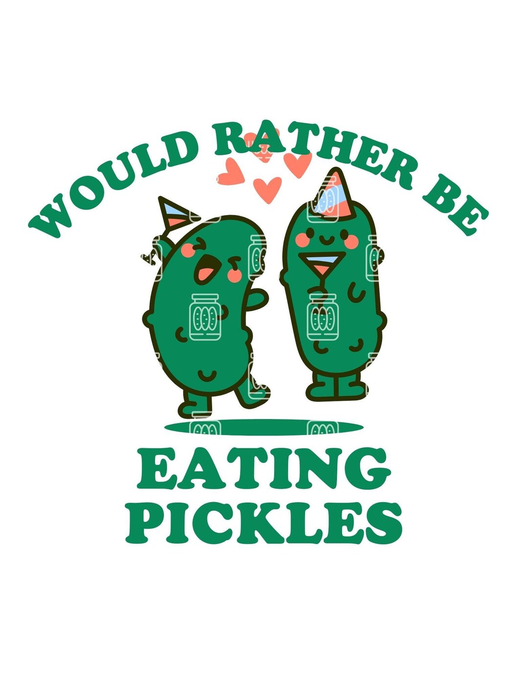 Pickle Lover PNG: Funny Dill T-shirt Design (digital Download) - Etsy