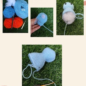 Chick Low Sew Crochet Pattern, Low Sew Amigurumi Crochet Patterns ...