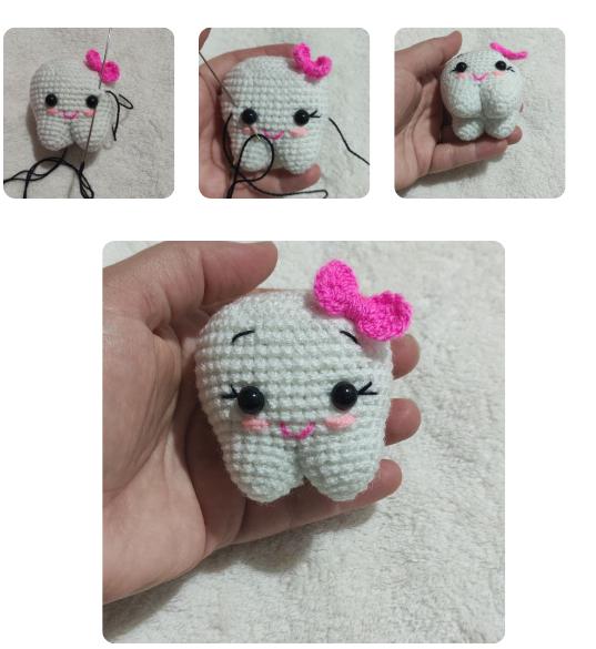 Tooth Crochet Pattern: Amigurumi Dental Gift (PDF Download - Etsy