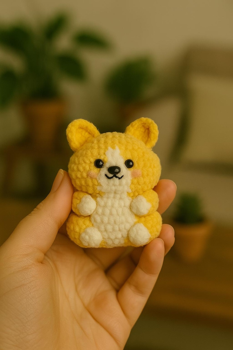 Crochet Tiny Animal Keychain Patterns: Amigurumi Bundle (PDF Download ...