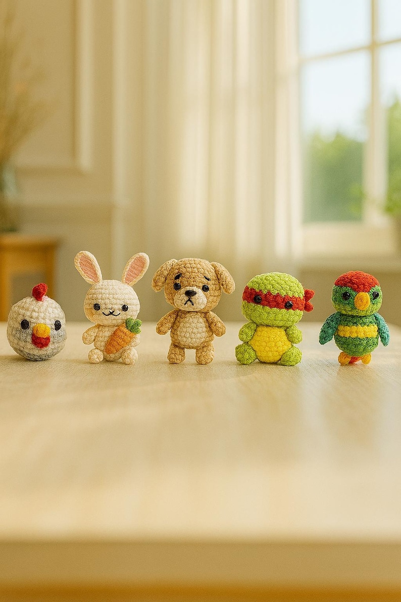Tiny Crochet Animal Patterns Bundle: 20 Amigurumi Plushies PDF - Etsy
