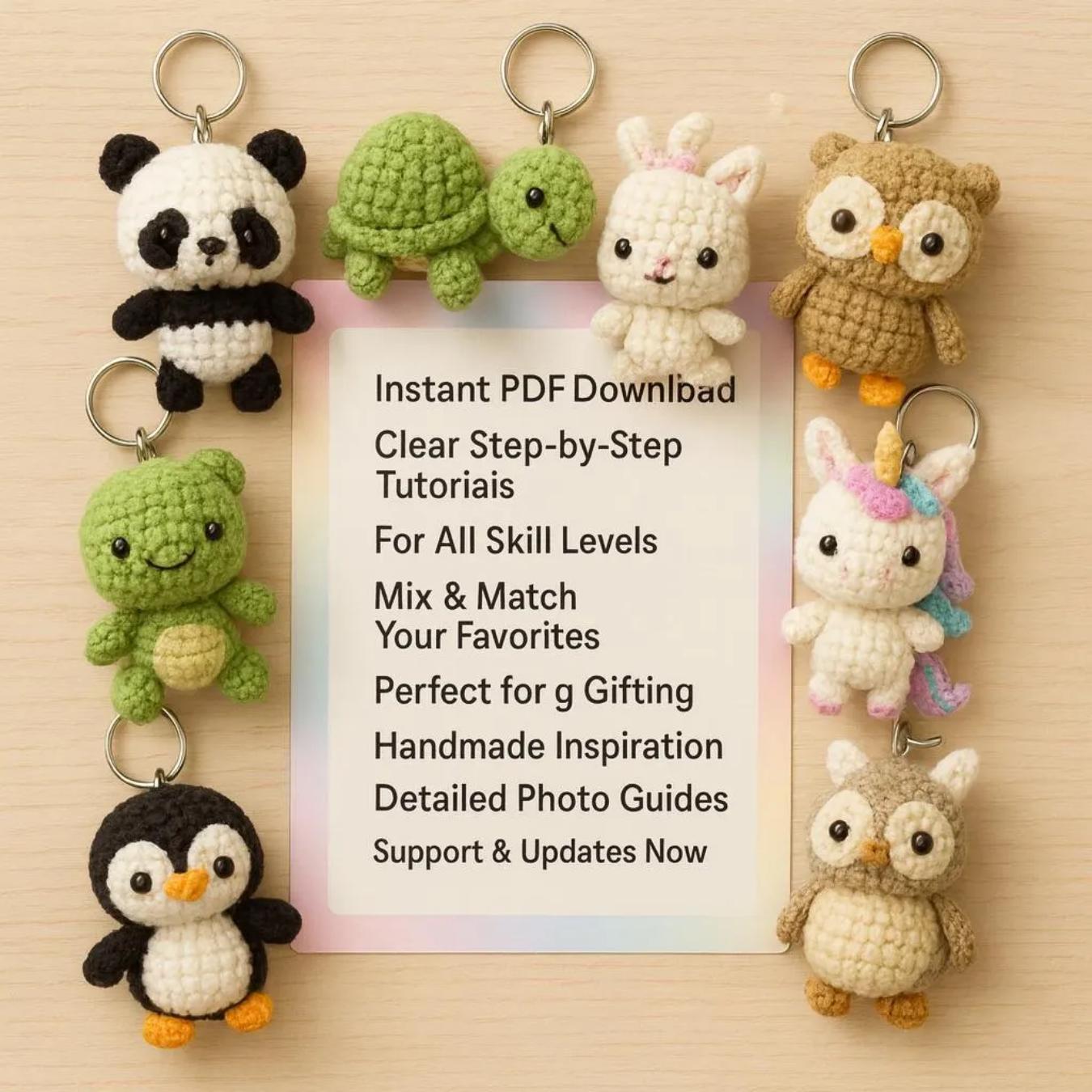50+ Easy Crochet Animal Patterns | Beginner Amigurumi Toy PDF Bundle - Etsy