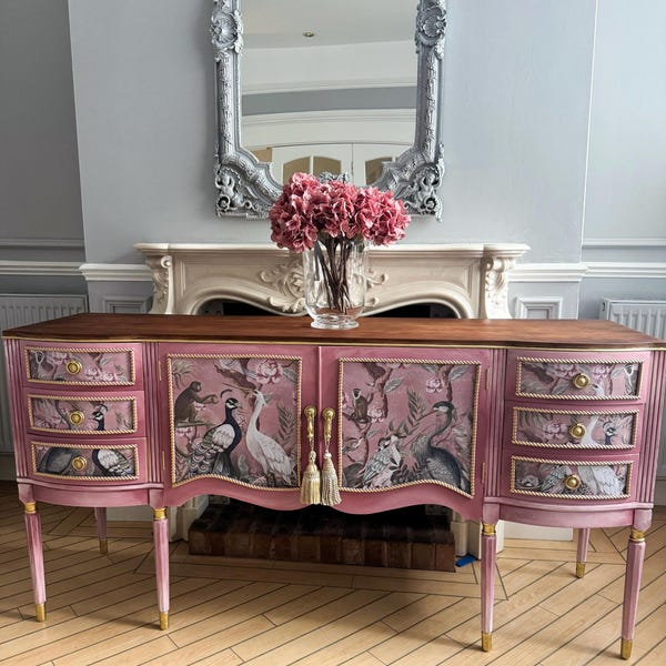 Painted Sideboard - Etsy