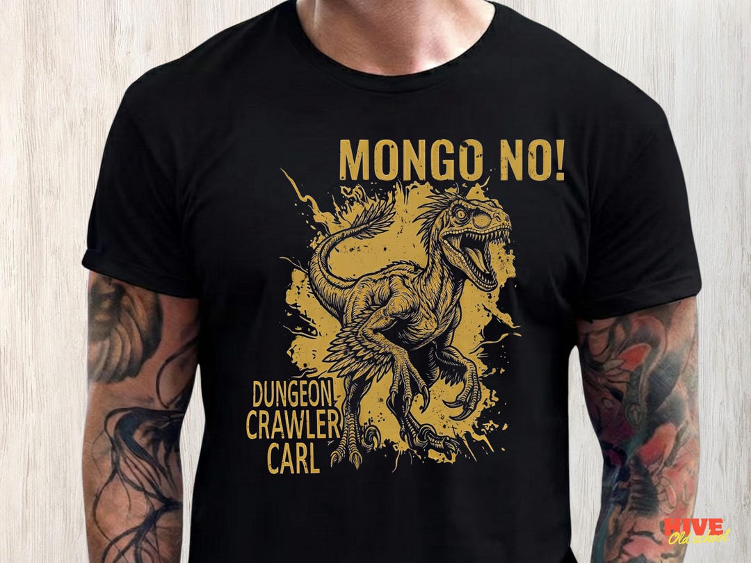 Mongo No Raptor Dungeon Crawl Meme, Golden Dinosaur Quote Design - Etsy
