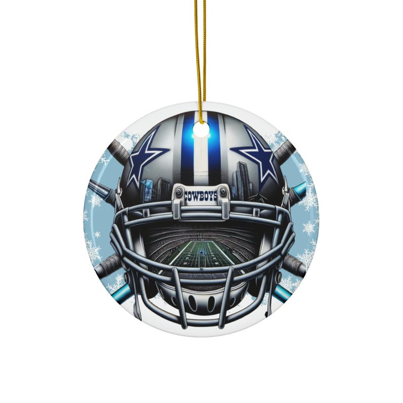 Cowboys Ceramic Ornament - Etsy