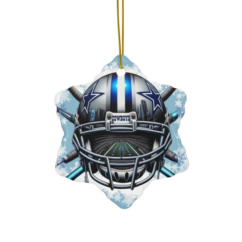 Cowboys Ceramic Ornament - Etsy