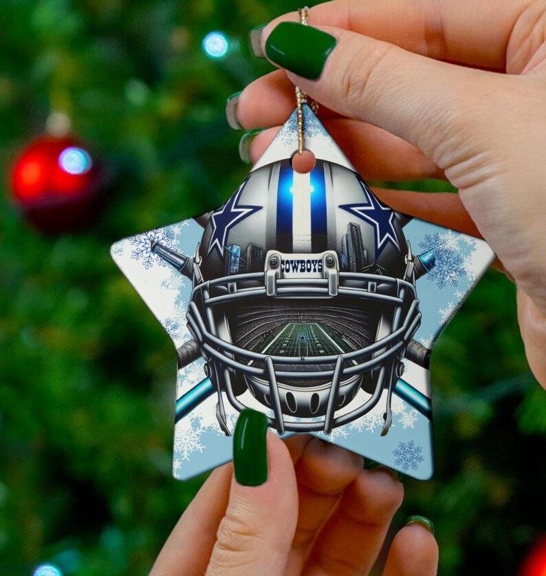 Cowboys Ceramic Ornament - Etsy