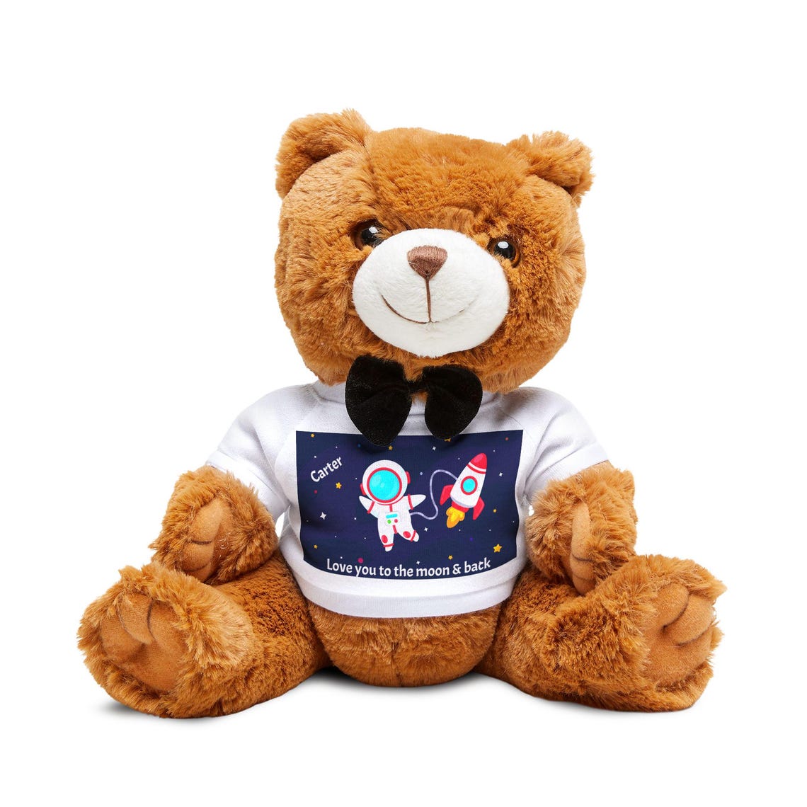 Personalized Astronaut & Rocket Teddy Bear With T-shirt - Etsy