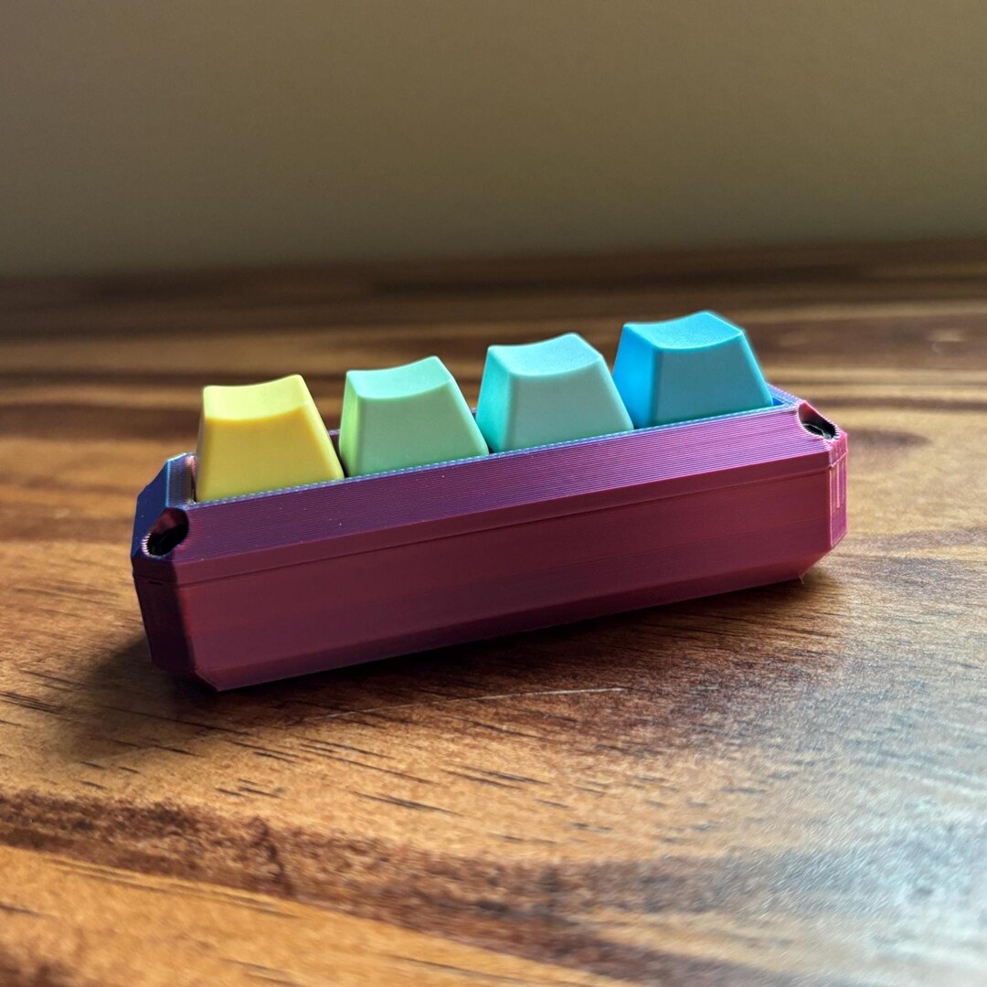 Pro Mechanical Keyboard Fidget | Rainbow Base | Gasket Mounted | Custom ...