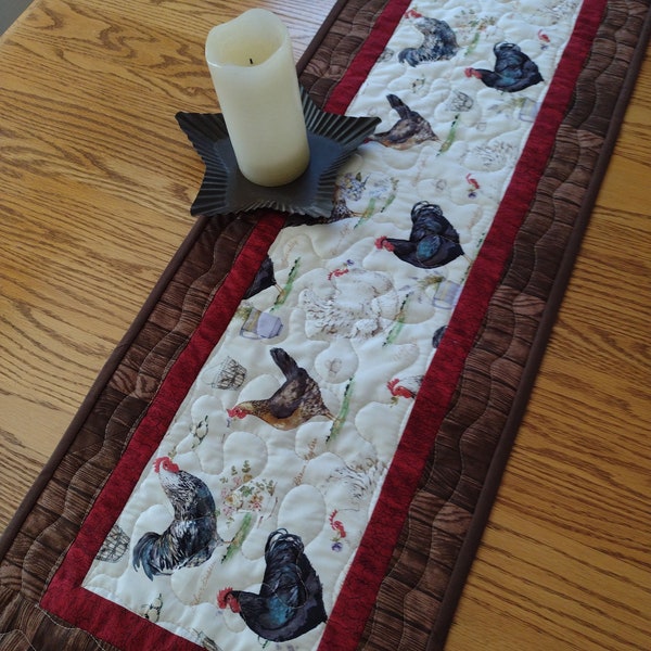 Chicken Table Runner Pattern - Etsy