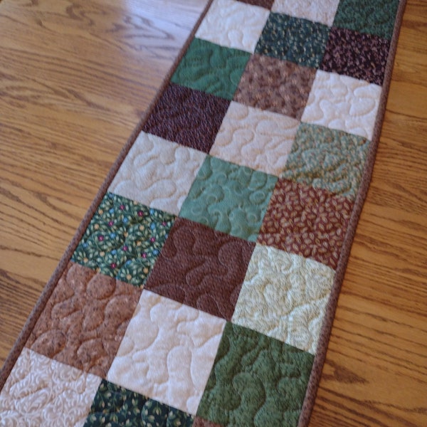 Quilted Table Runner - Etsy